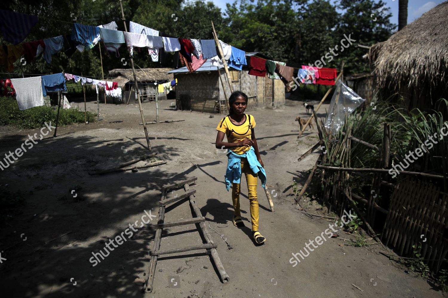 Filipino Woman Indigenous Aeta Tribes Walks Editorial Stock Photo - Stock Image | Shutterstock