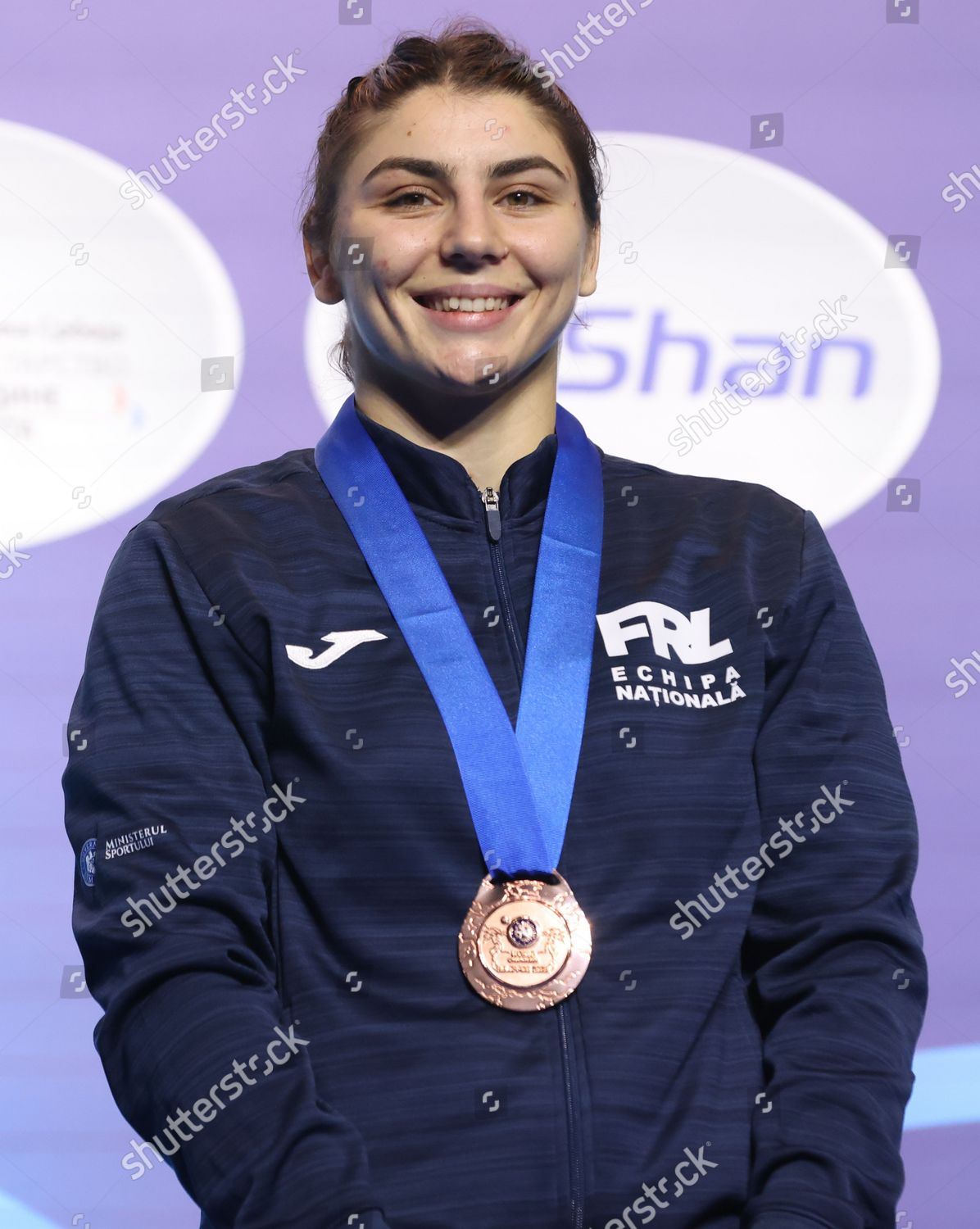 Bronze Medalist Alexandra Nicoleta Anghel Romania Editorial Stock Photo ...
