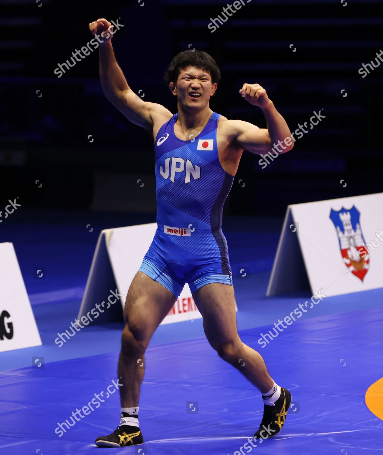 Taishi Narikuni Japan Celebrates After Defeating Editorial Stock Photo ...