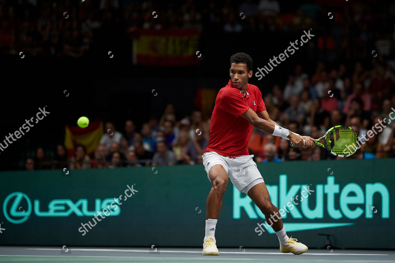 Felix Auger Aliassime Canada Returns Ball Editorial Stock Photo - Stock Image | Shutterstock