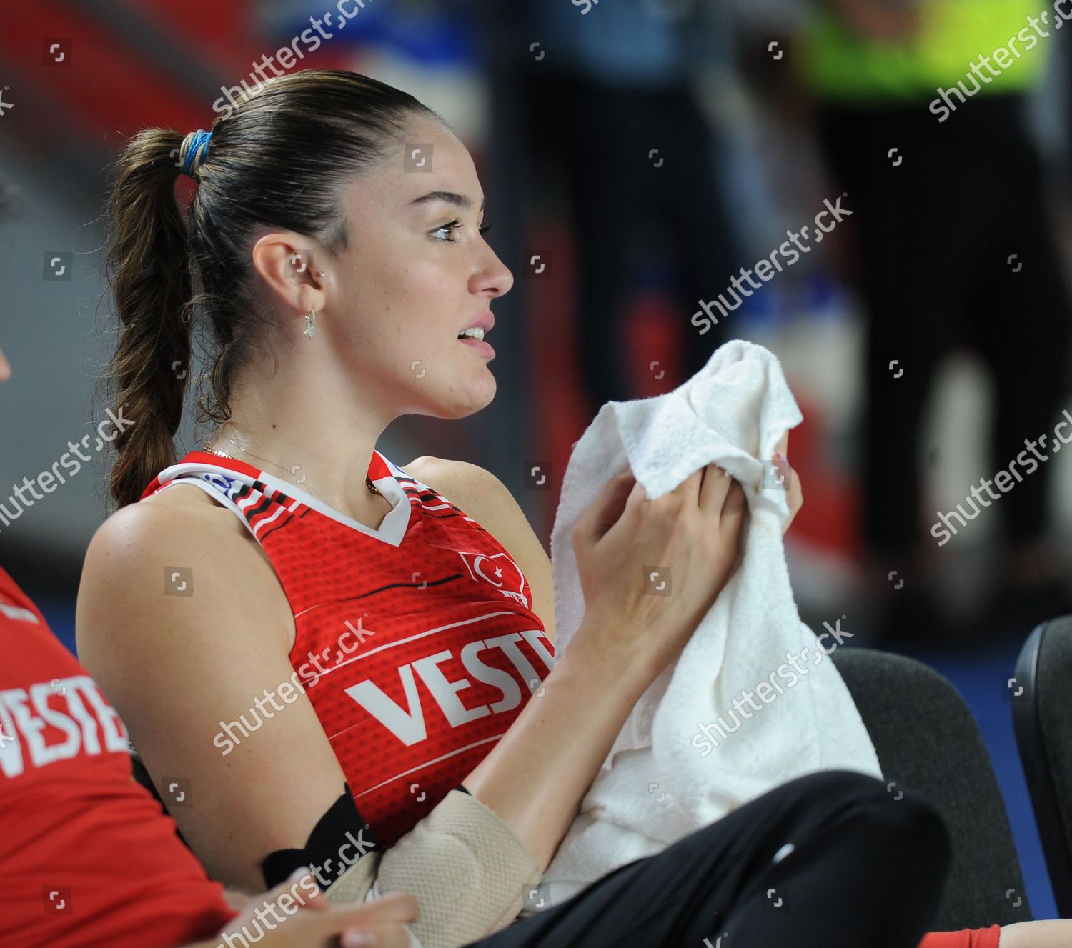 Zehra Gunes Talented Turkish Volleyball Player Editorial Stock Photo ...