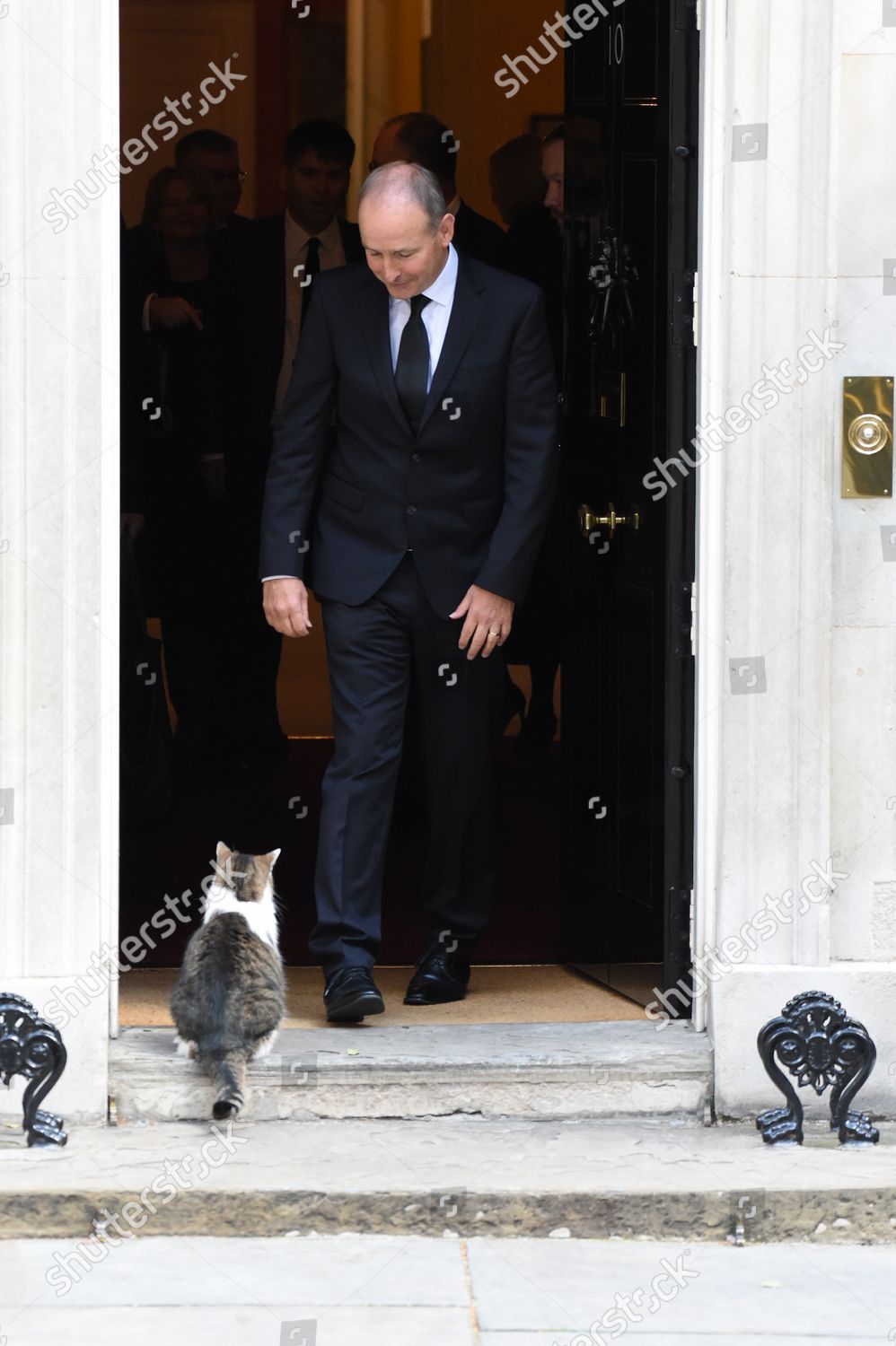 Michael Martin Irish Taoiseach Leaves No10 Editorial Stock Photo ...