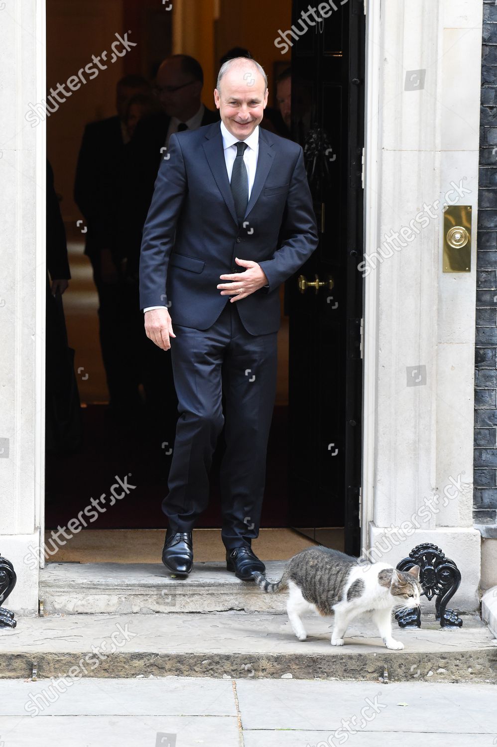 Michael Martin Irish Taoiseach Leaves No10 Editorial Stock Photo ...