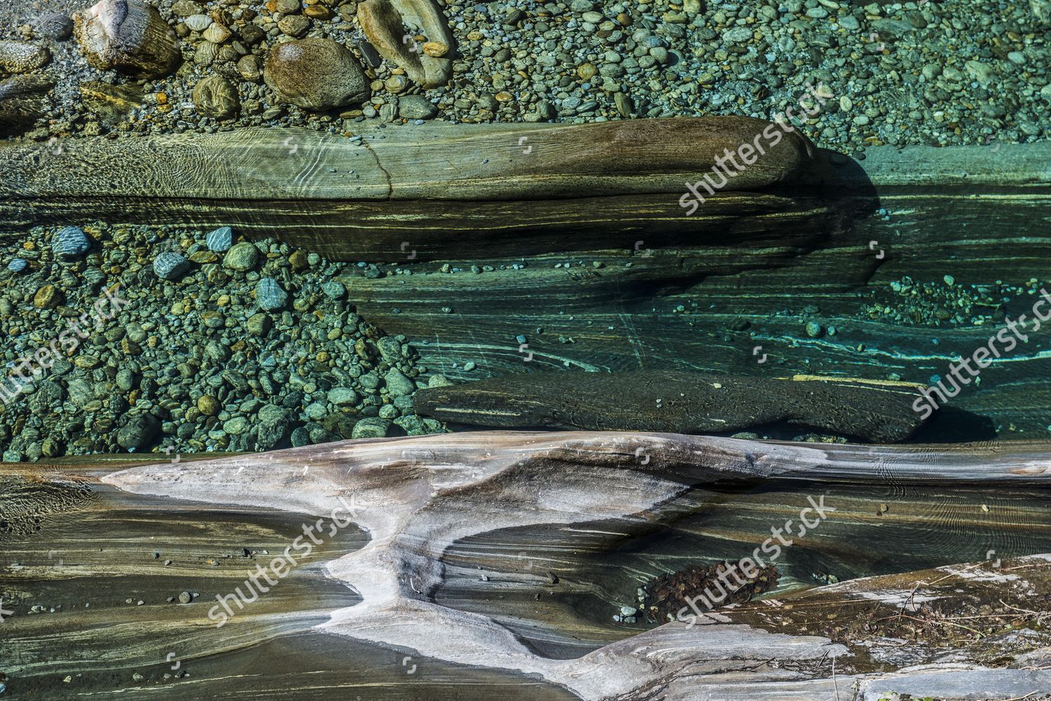 Clear Water Rock Formations Verzasca River Editorial Stock Photo ...