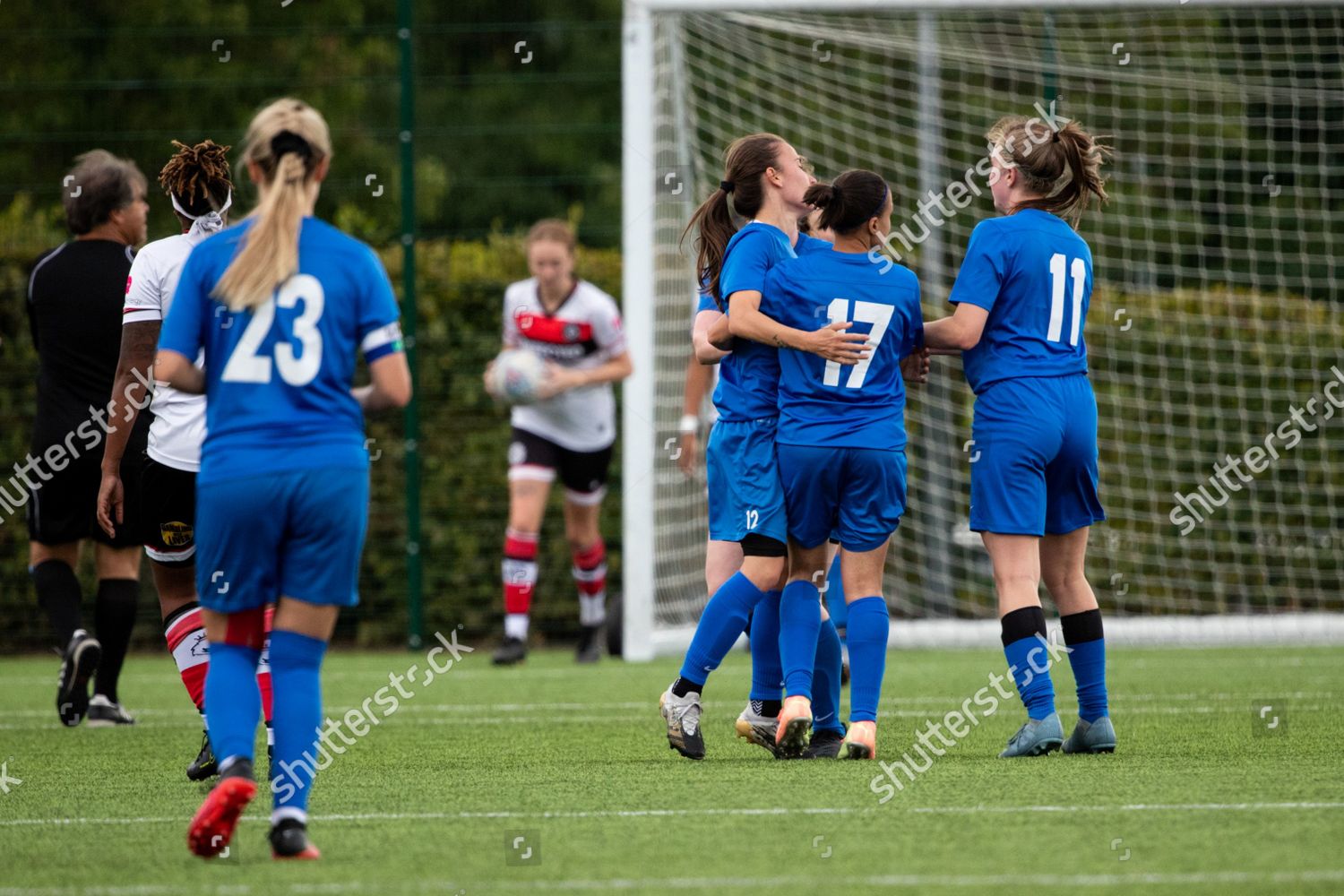 New London Lionesses Celebrate Scoring First Editorial Stock Photo ...