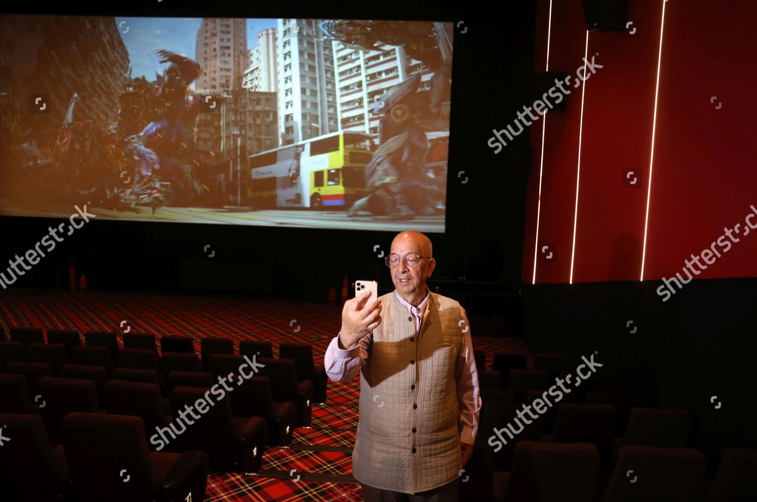 Owner Inox Multiplex Vijay Dhar Displays Editorial Stock Photo - Stock ...