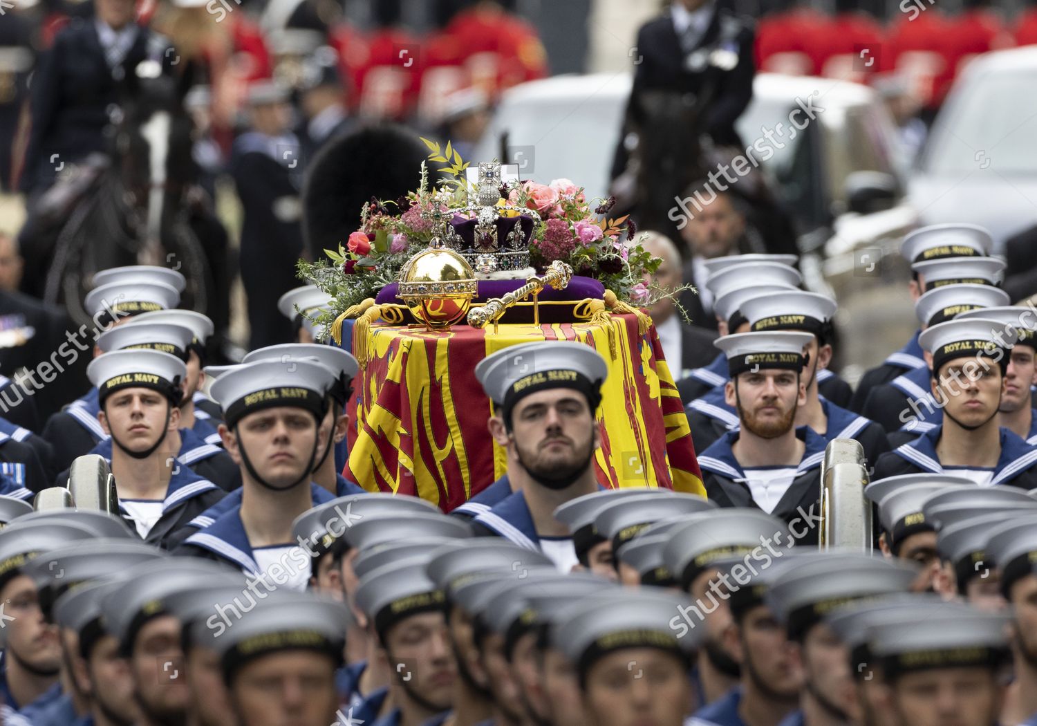 State Funeral Procession Queen Elizabeth Ii Editorial Stock Photo ...