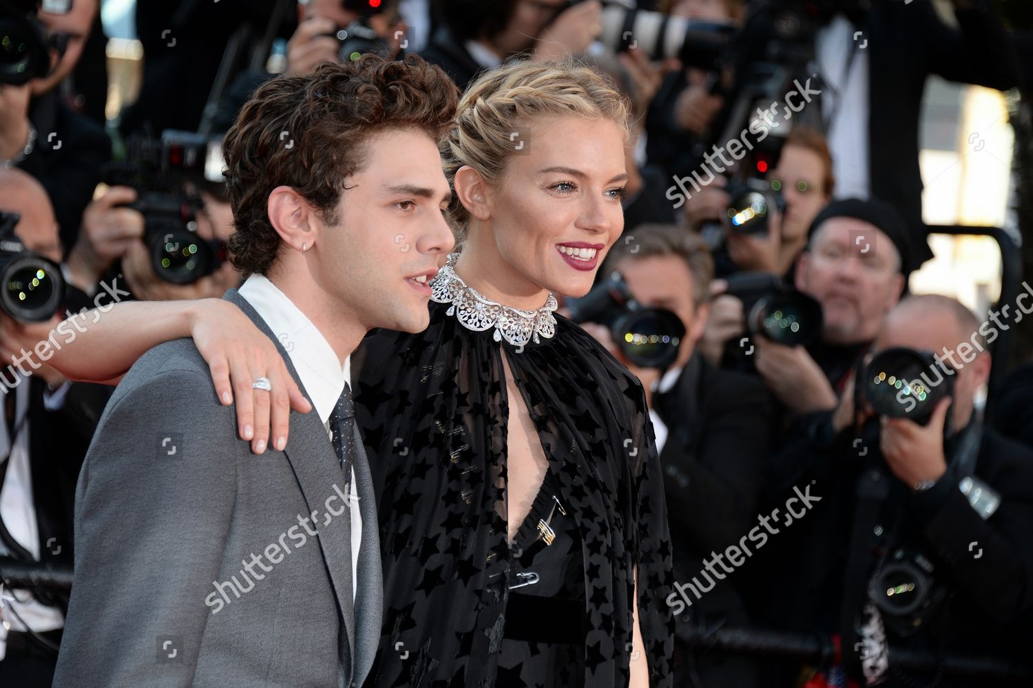 Xavier Dolan Sienna Miller Arriving Palais Editorial Stock Photo ...