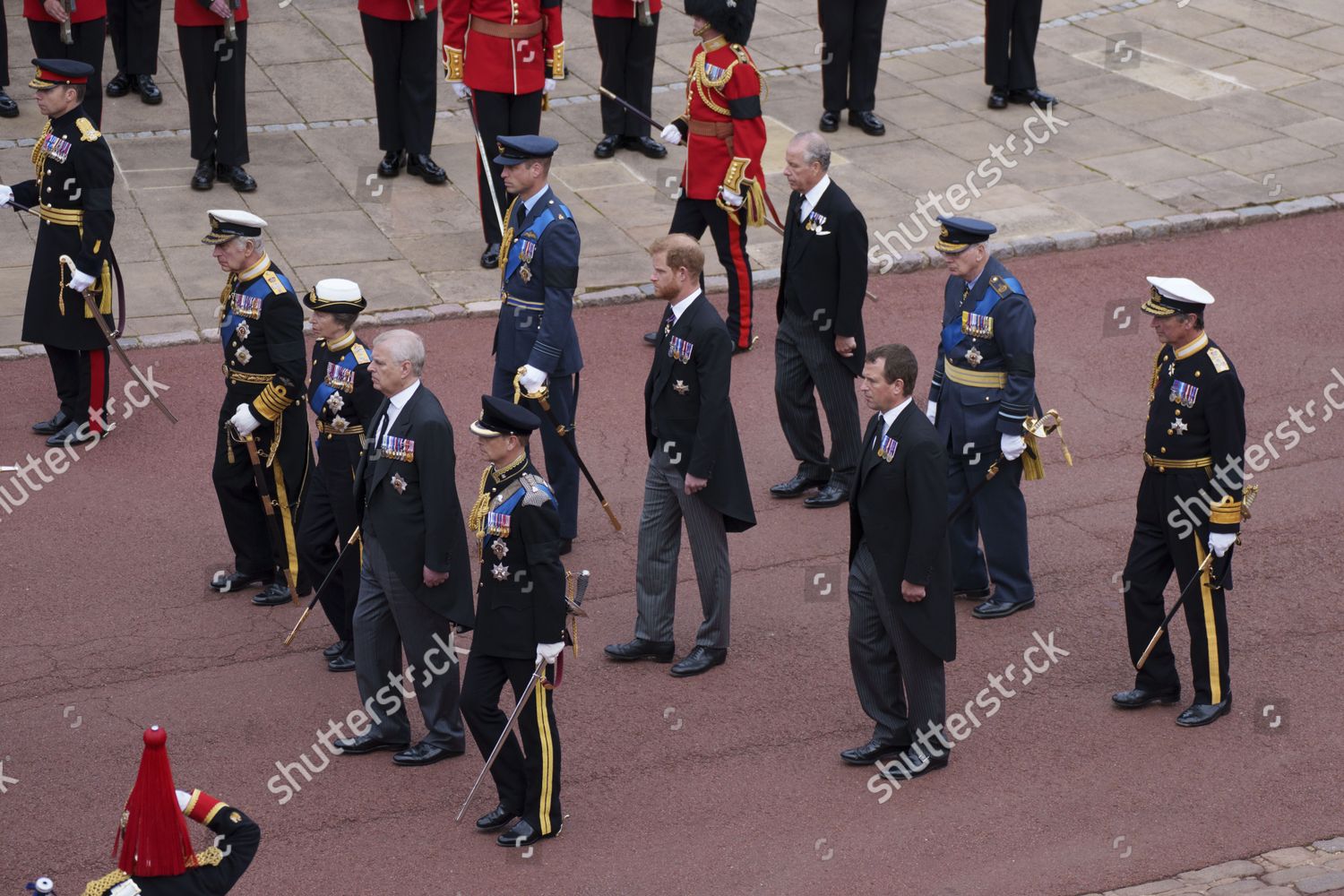 Coffin Queen Elizabeth Ii Arrives Windsor Editorial Stock Photo - Stock ...