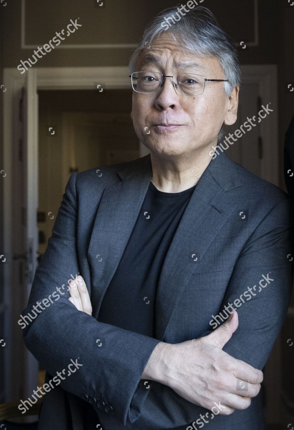 Kazuo Ishiguro Poses Photographer During Interview Editorial Stock ... Kazuo Ishiguro Poses Photographer During Interview Editorial Stock ...