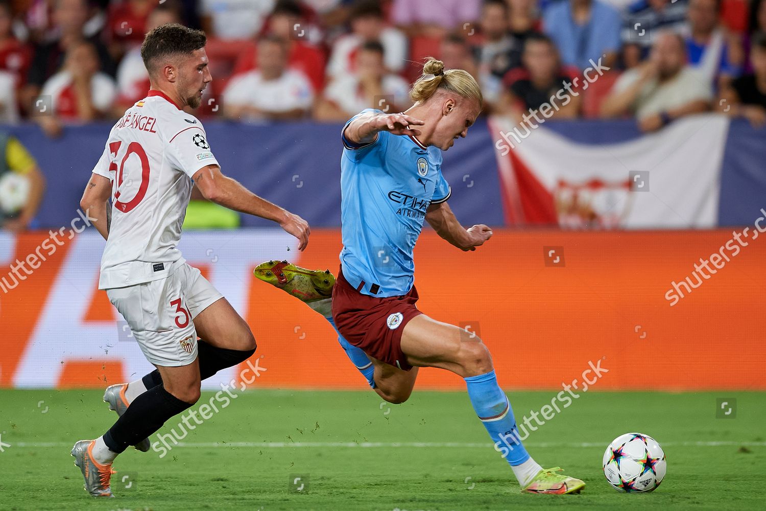 Erling Haaland Centreforward Manchester City Norway Editorial Stock ...
