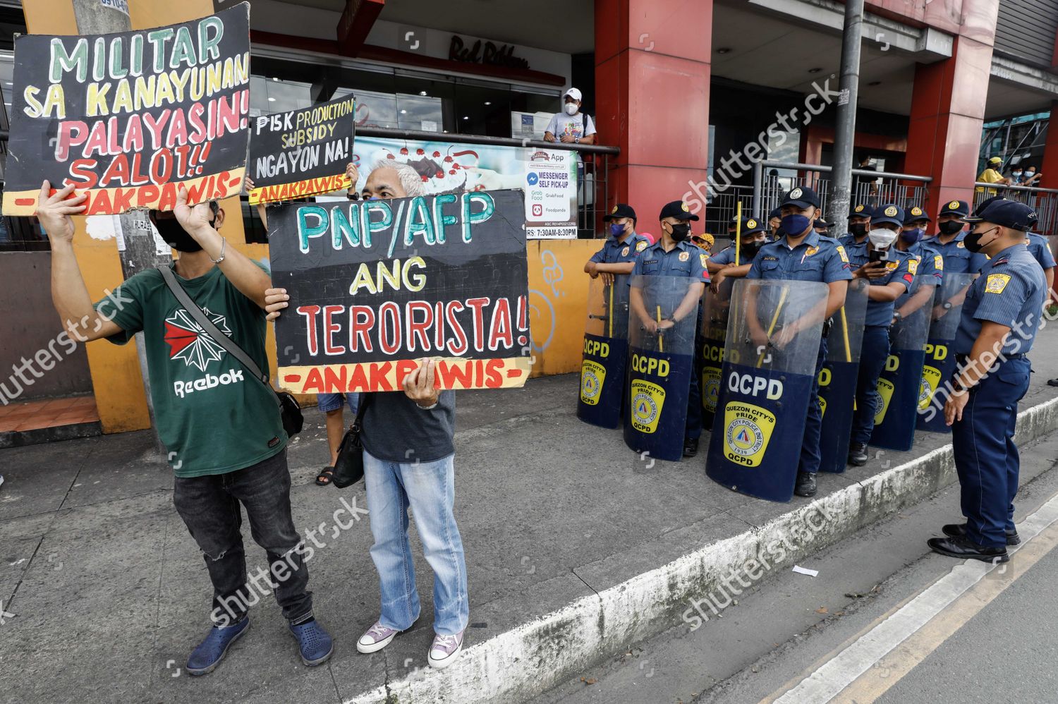 Philippine Police Pnp Keep Watch On Editorial Stock Photo - Stock Image ...