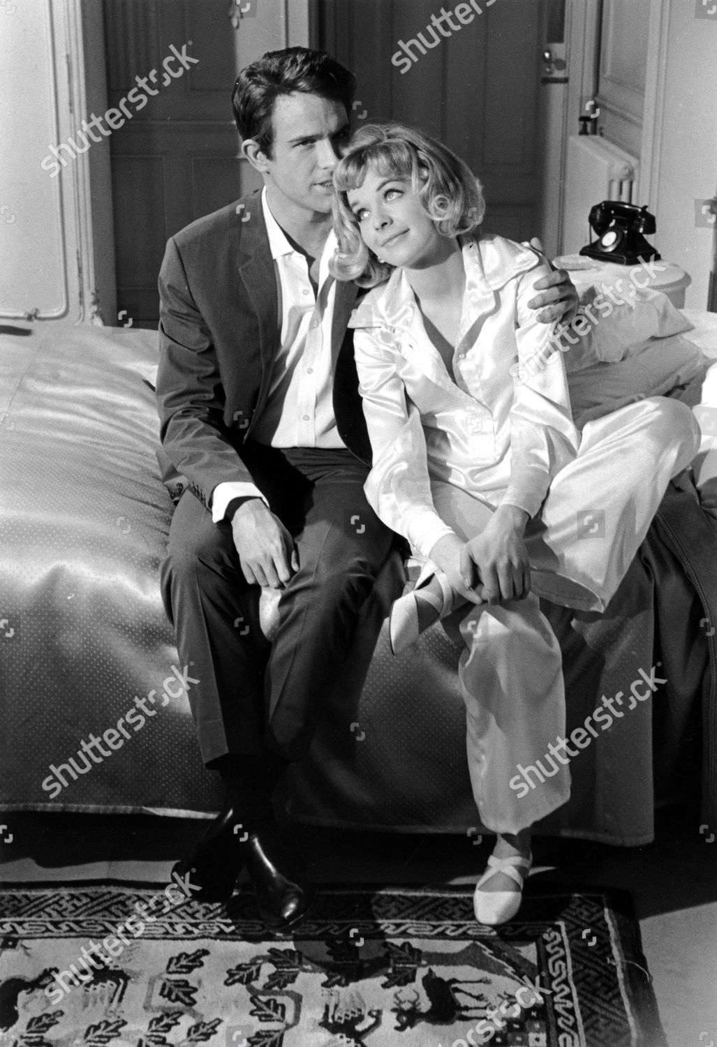 Warren Beatty Susannah York Filming Kaleidoscope Editorial Stock Photo ...