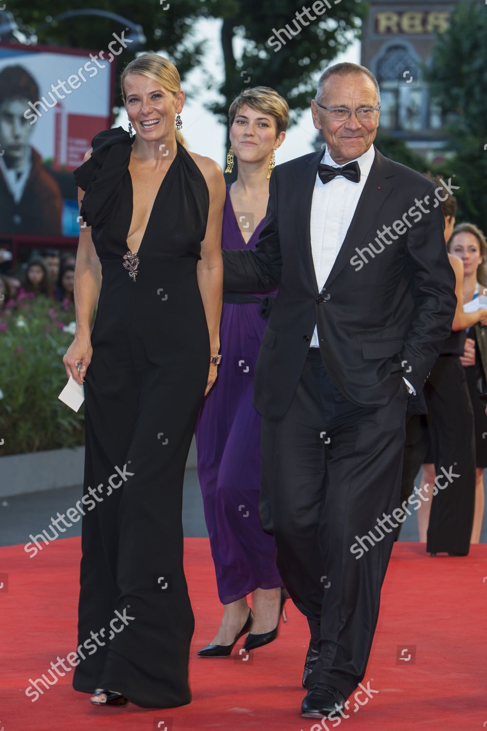 Julia Konchalovsky Andrei Konchalovsky Arriving Awards Editorial Stock ...