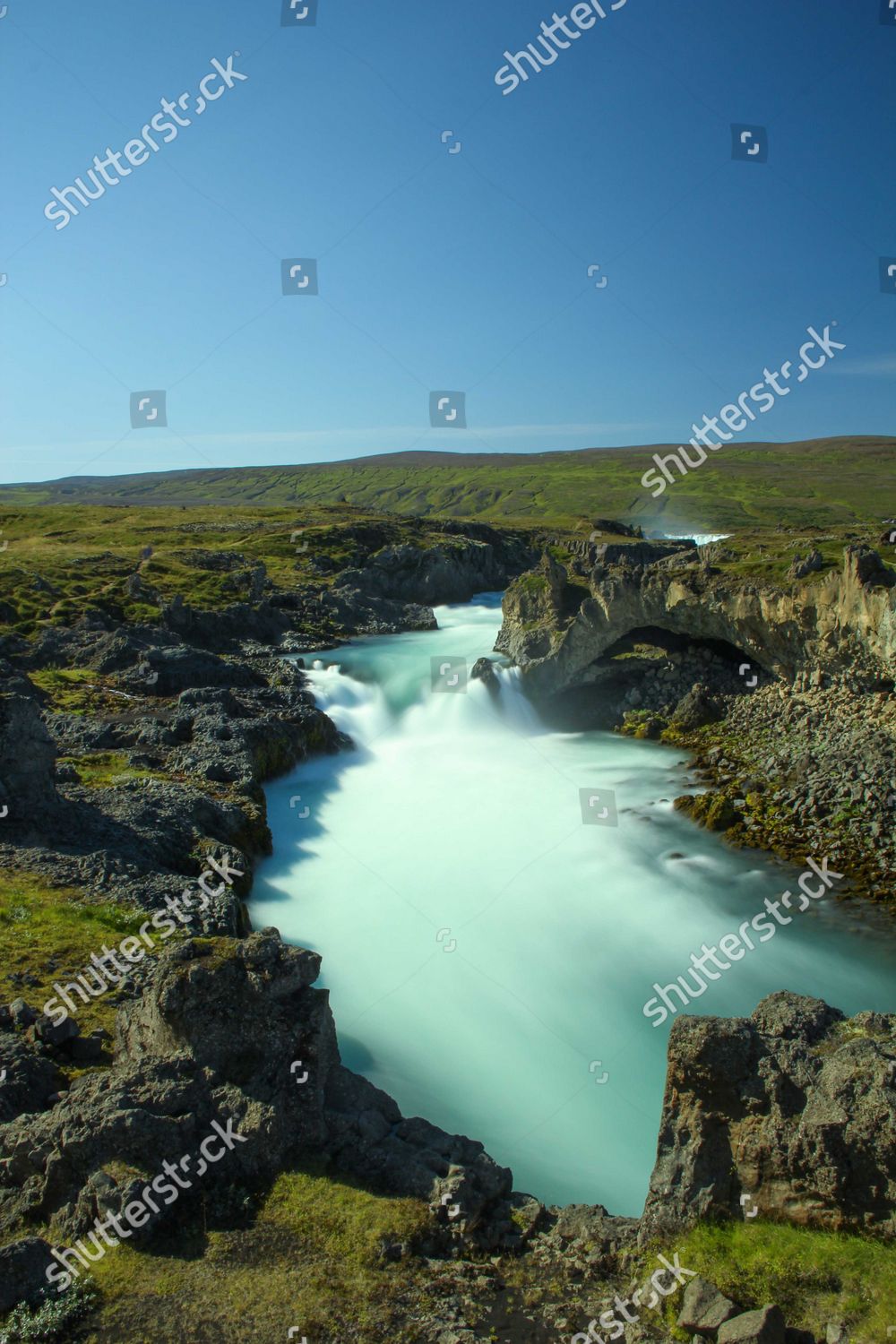 Godafoss Called Waterfall Gods One Most Editorial Stock Photo - Stock ...