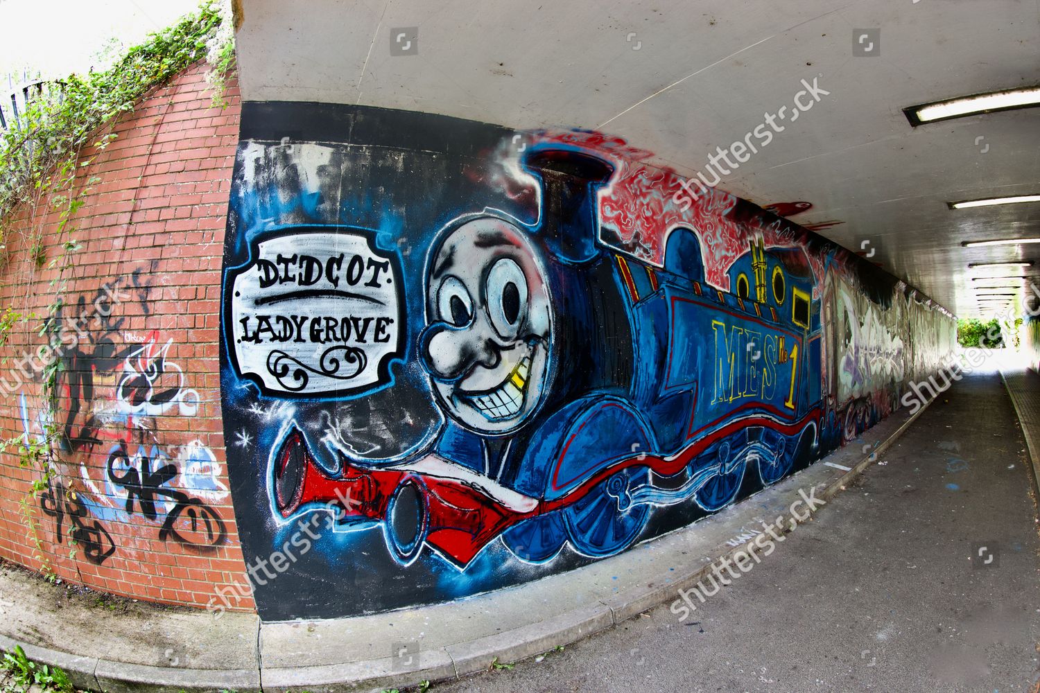 New Piece Graffiti Has Appeared Underpass Editorial Stock Photo - Stock ...