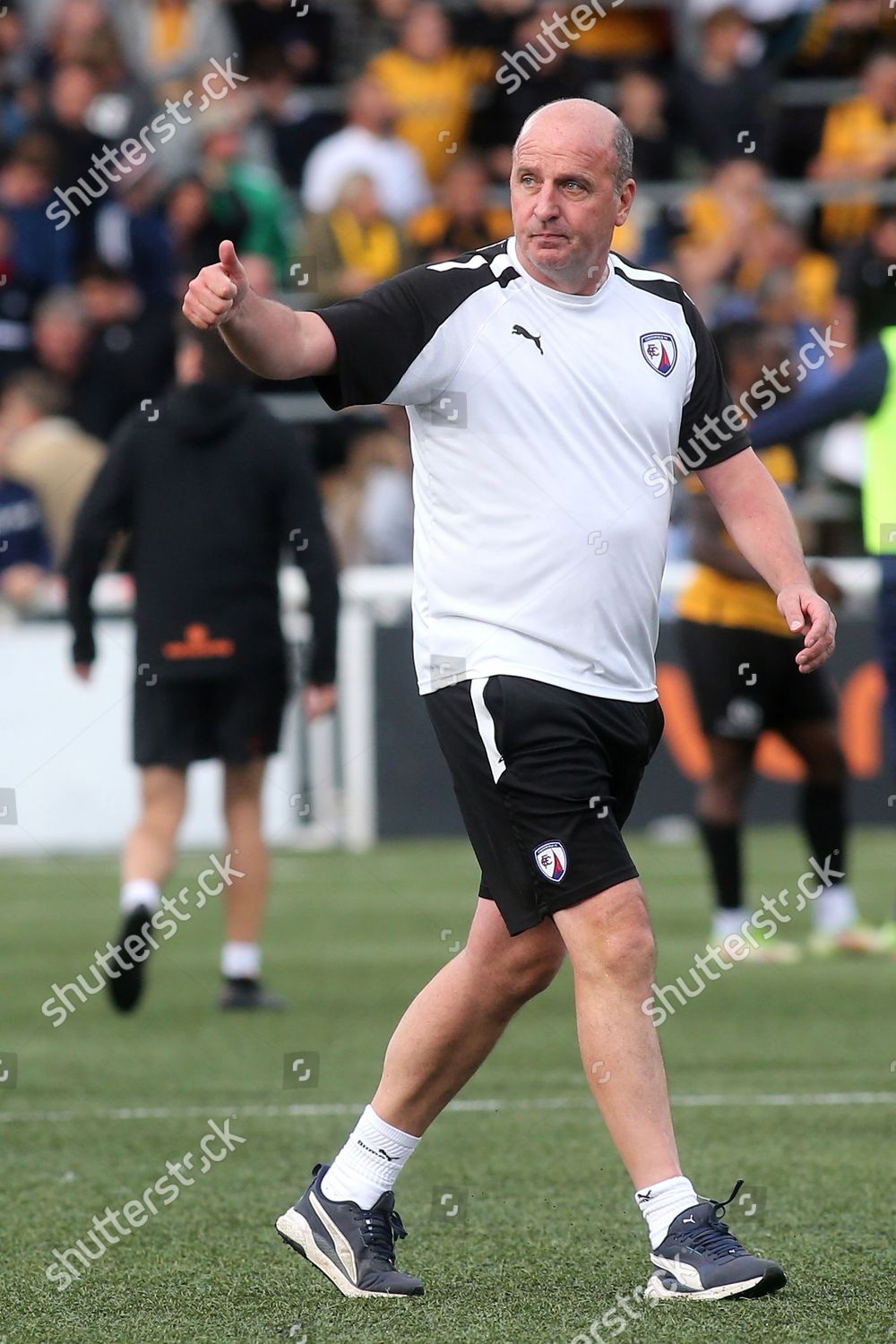 Chesterfield Manager Paul Cook Acknowledges Fans Editorial Stock Photo ...