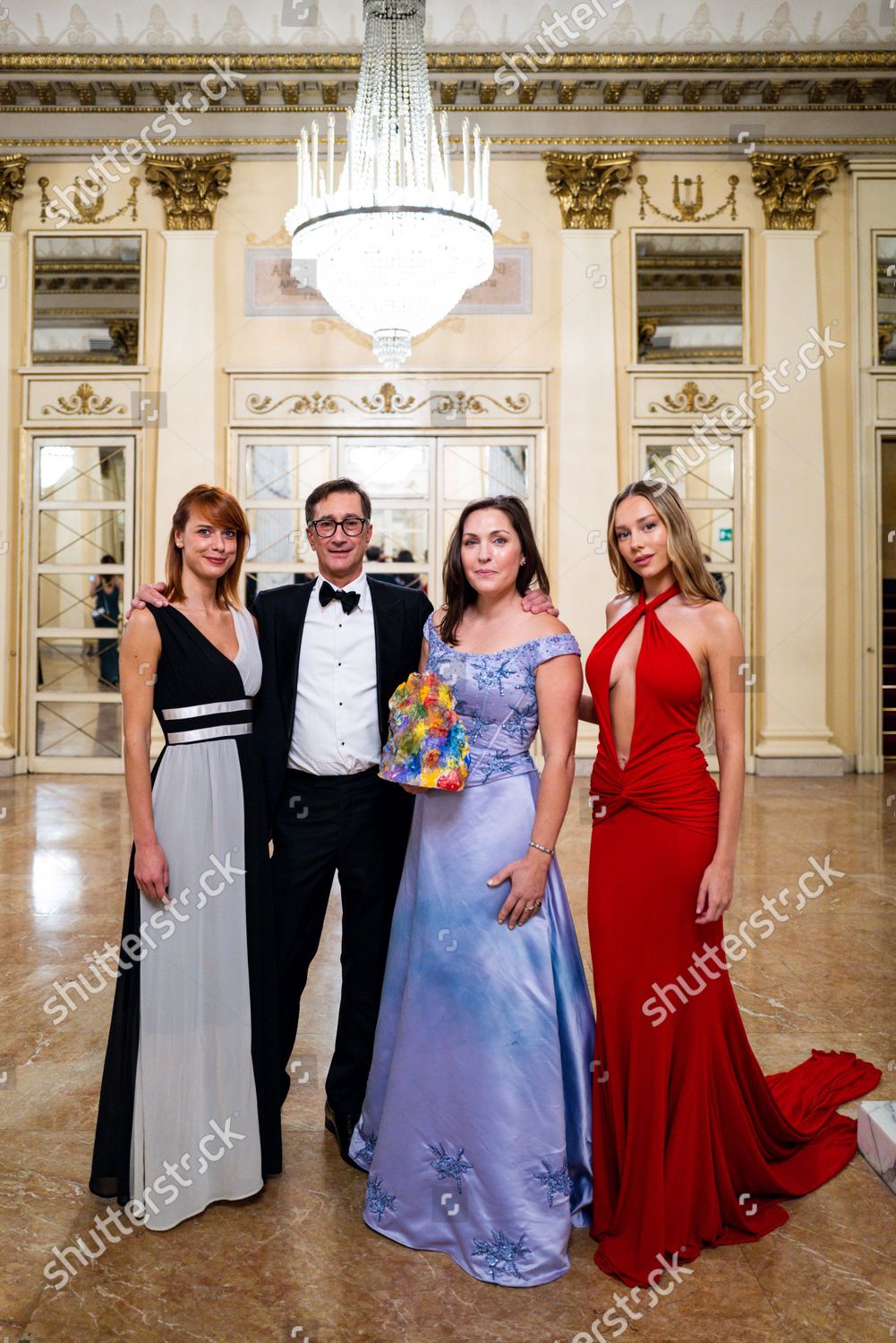 Guest Stefano Albini Sarah Bellos Ester Editorial Stock Photo - Stock ...