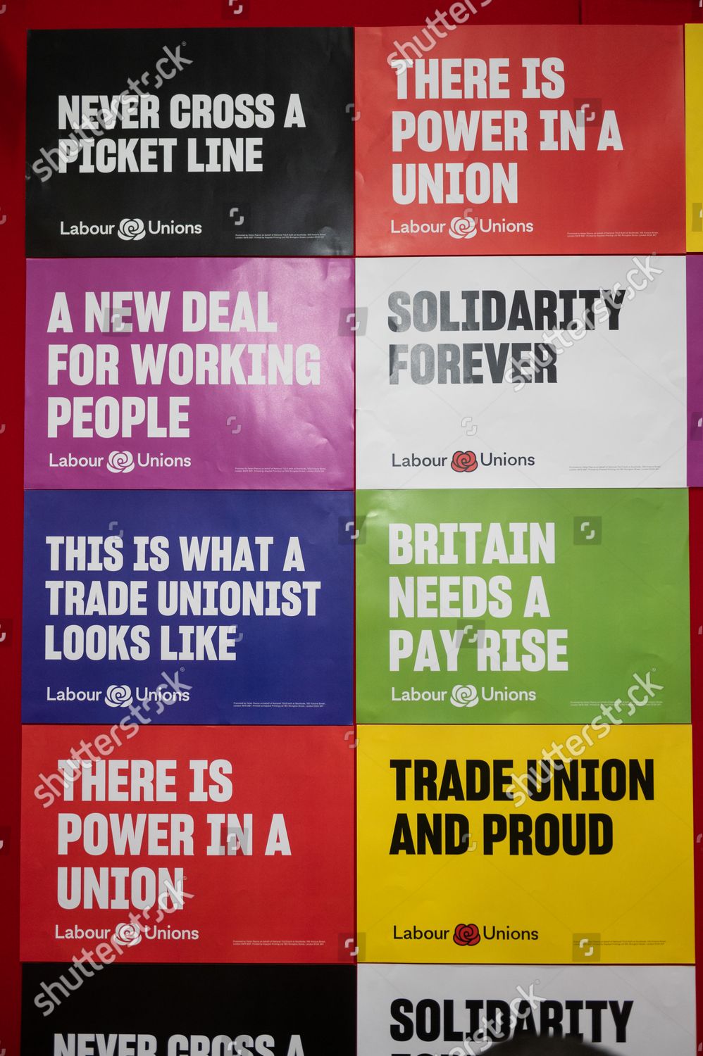 Banners Stand Labour Party Conference Editorial Stock Photo - Stock ...