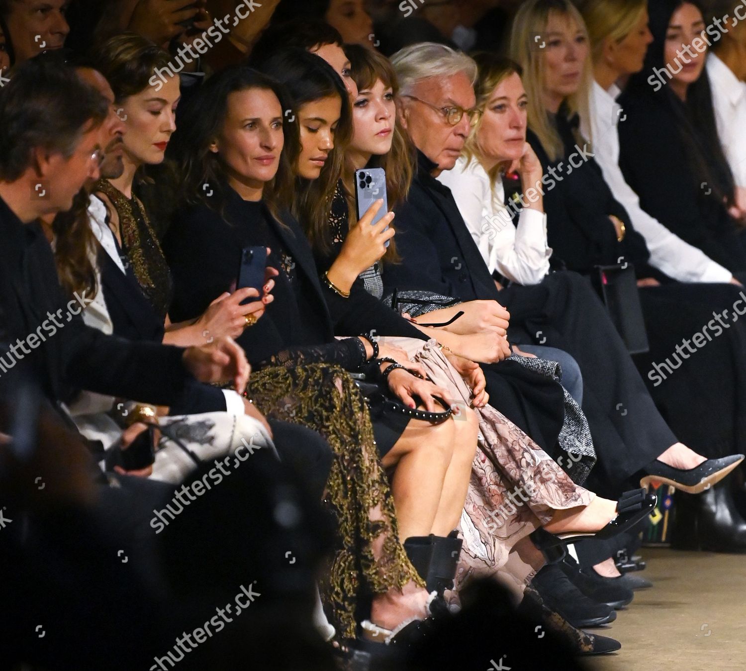 Camille Cottin Emma Raducanu Front Row Editorial Stock Photo - Stock ...