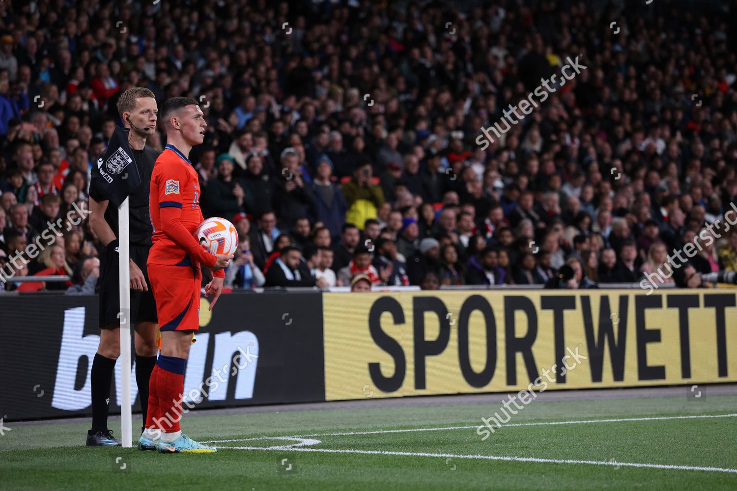 Phil Foden England Prepares Take Cornerkick Editorial Stock Photo ...