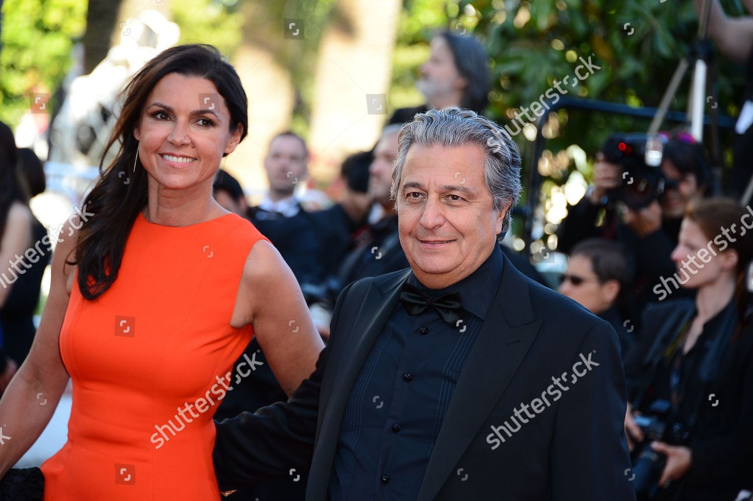 Christian Clavier His Wife Arriving Immigrant Editorial Stock Photo ...