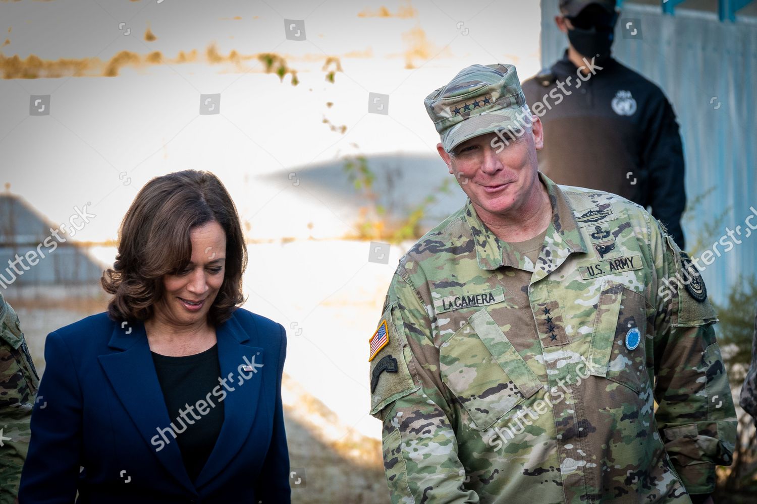 Vice President Kamala Harris Speaks Commander Editorial Stock Photo ...