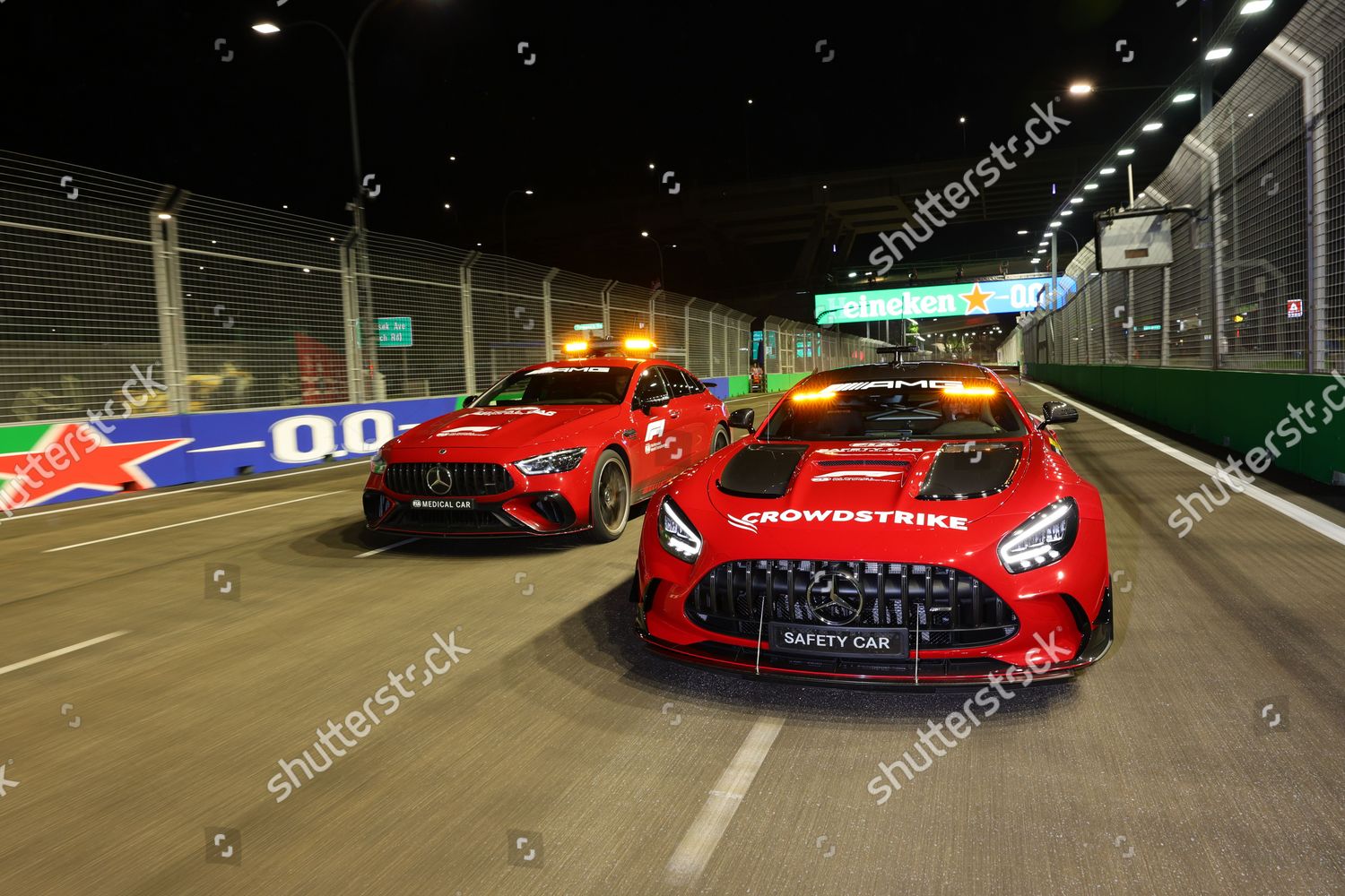 Fia Mercedes Safety Car Medical Car Editorial Stock Photo - Stock Image ...
