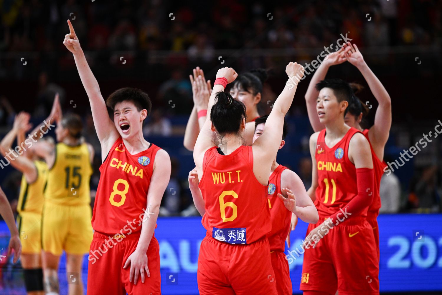 Chinas Players Celebrate Winning 2022 Fiba Editorial Stock Photo ...