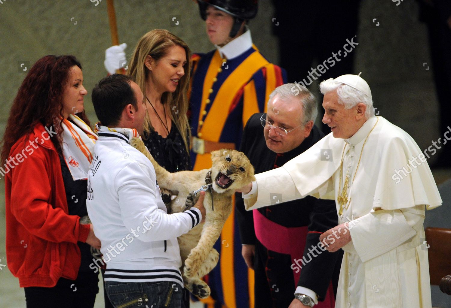 Pope Benedict Xvi Leads Special Audience Editorial Stock Photo - Stock ...