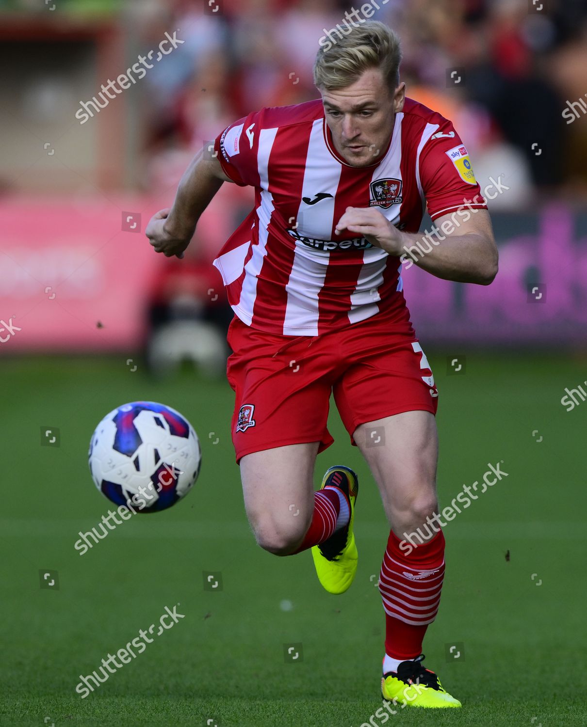 Jack Sparkes Exeter City On Break Editorial Stock Photo - Stock Image ...