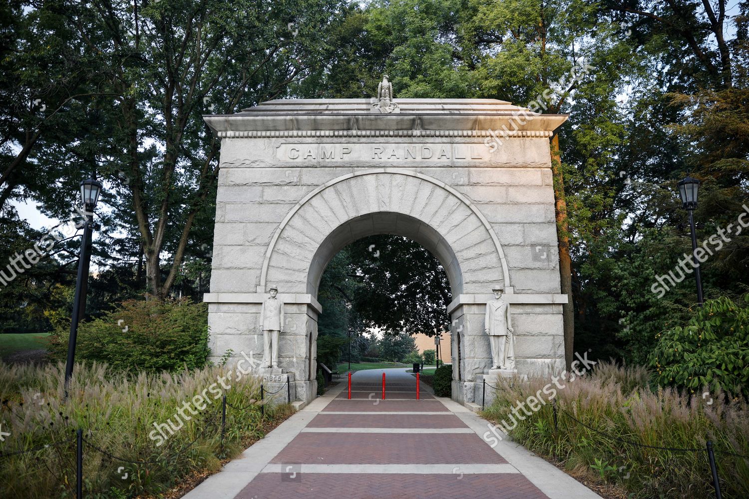 Camp Randall Arch Ncaa Football Game Editorial Stock Photo - Stock ...