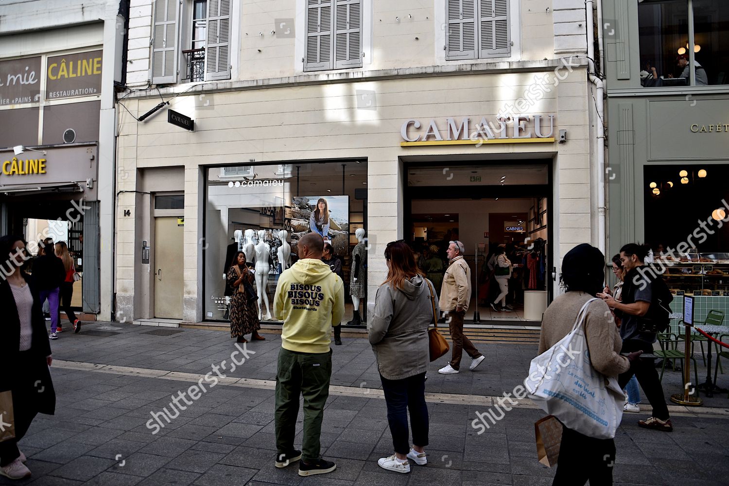 People Seen Walking Past Store On Editorial Stock Photo - Stock Image ...