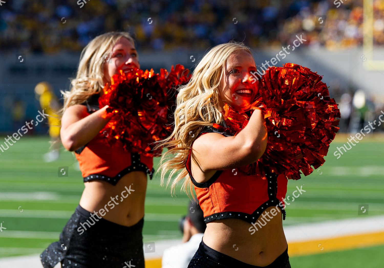 Oklahoma State Cowboys Cheerleaders Perform During Editorial Stock ...