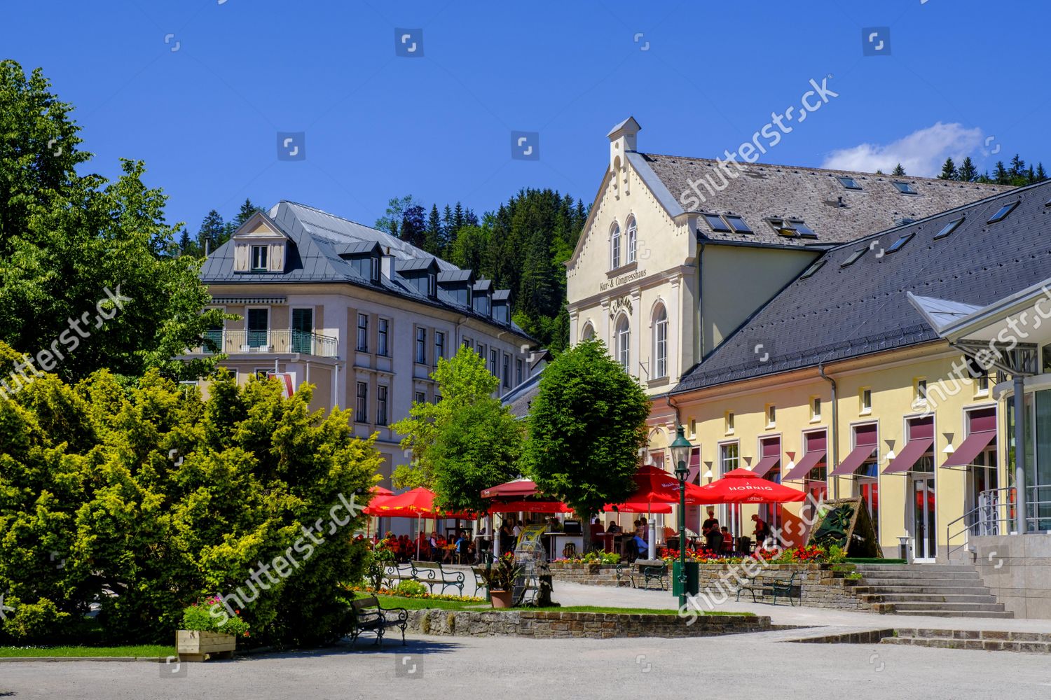 Spa Hotel Bad Aussee Ausseer Land Editorial Stock Photo - Stock Image ...