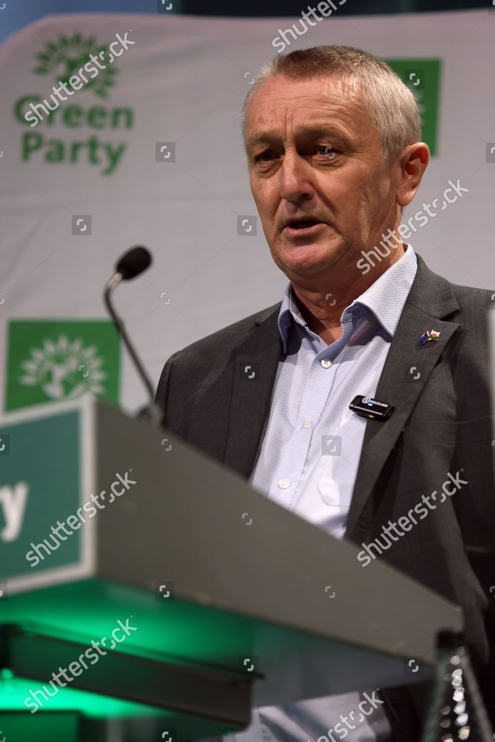 Anthony Slaughter Leader Welsh Green Party Editorial Stock Photo ...
