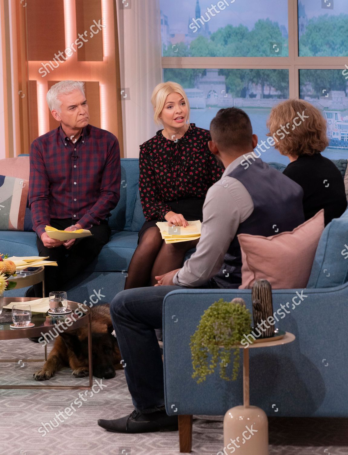 Phillip Schofield Holly Willoughby Sam Gillingham Editorial Stock Photo ...