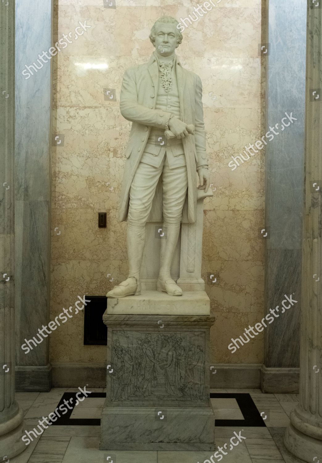 Statue Alexander Hamilton New York Hall Editorial Stock Photo - Stock ...