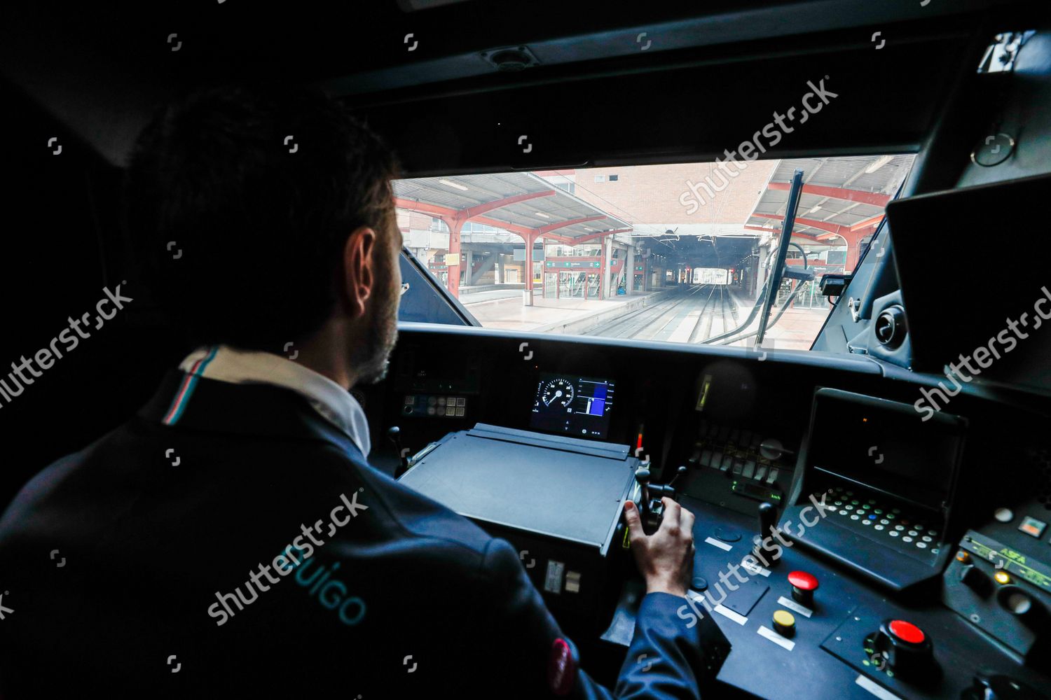 Operating Cabin Ouigo Fast Speed Train Editorial Stock Photo - Stock ...