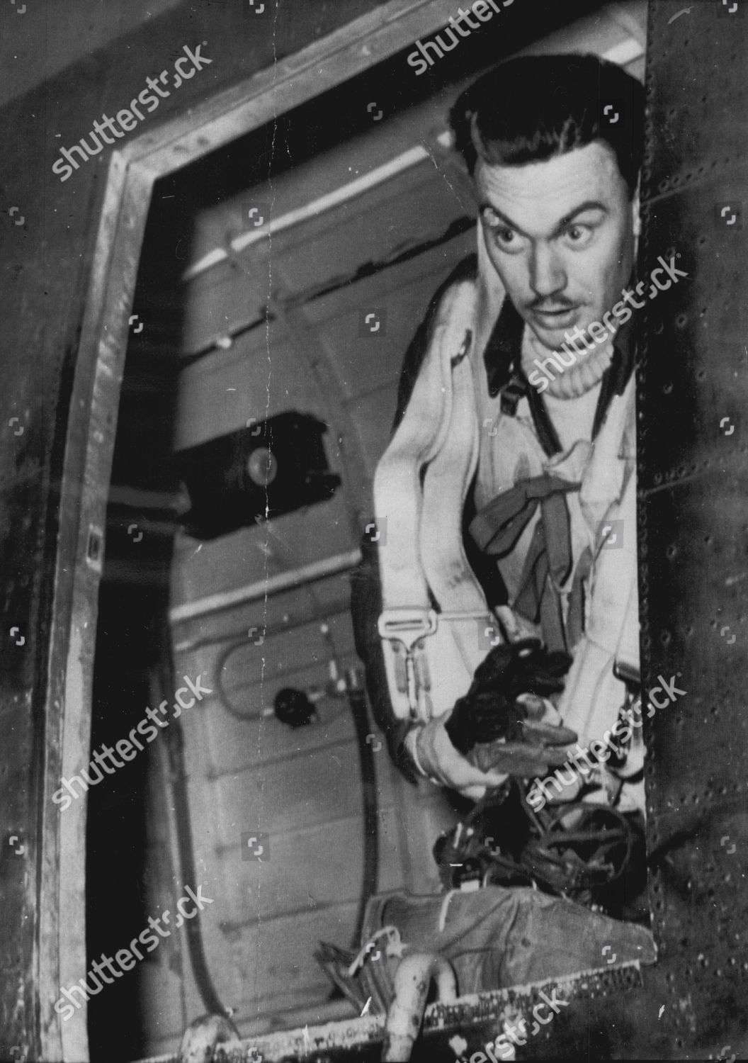 Canadian Pilot Raf Avro Lancaster Bomber Editorial Stock Photo - Stock ...