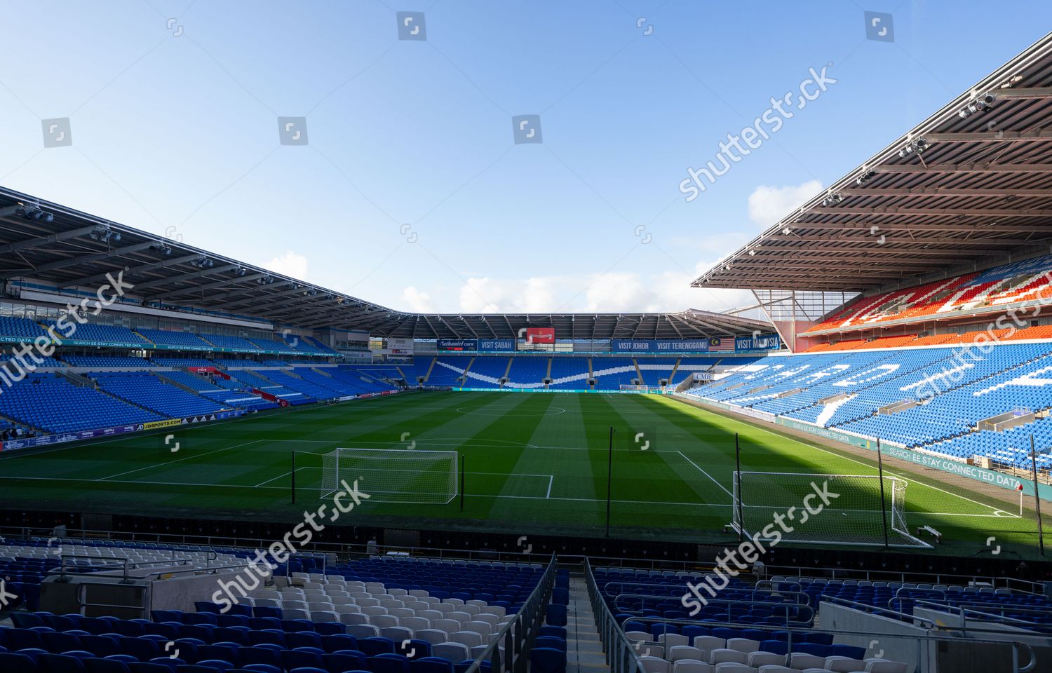 Cardiff City Stadium Pitch Before 2023 Editorial Stock Photo - Stock ...