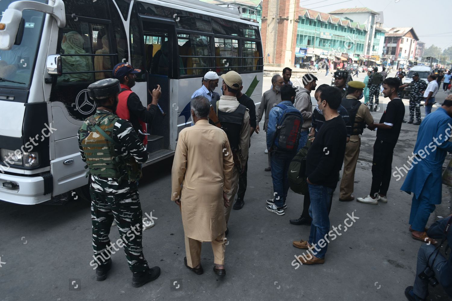 Areal Surveillance Lal Chowk Area Frisking Editorial Stock Photo ...