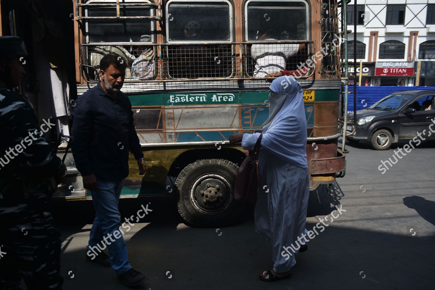 Areal Surveillance Lal Chowk Area Frisking Editorial Stock Photo ...