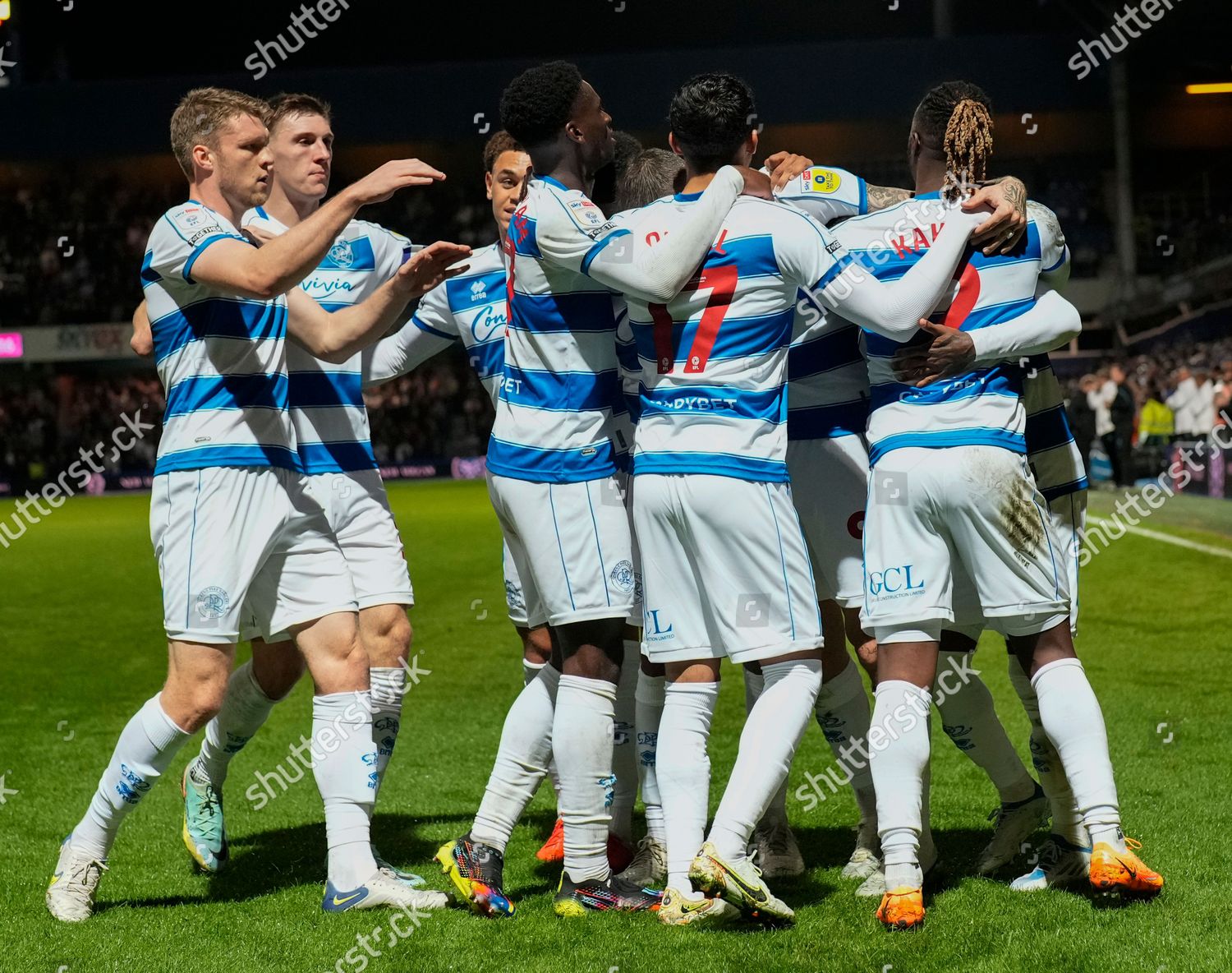 Qpr Celebrate Winning Goal Scored By Editorial Stock Photo - Stock ...