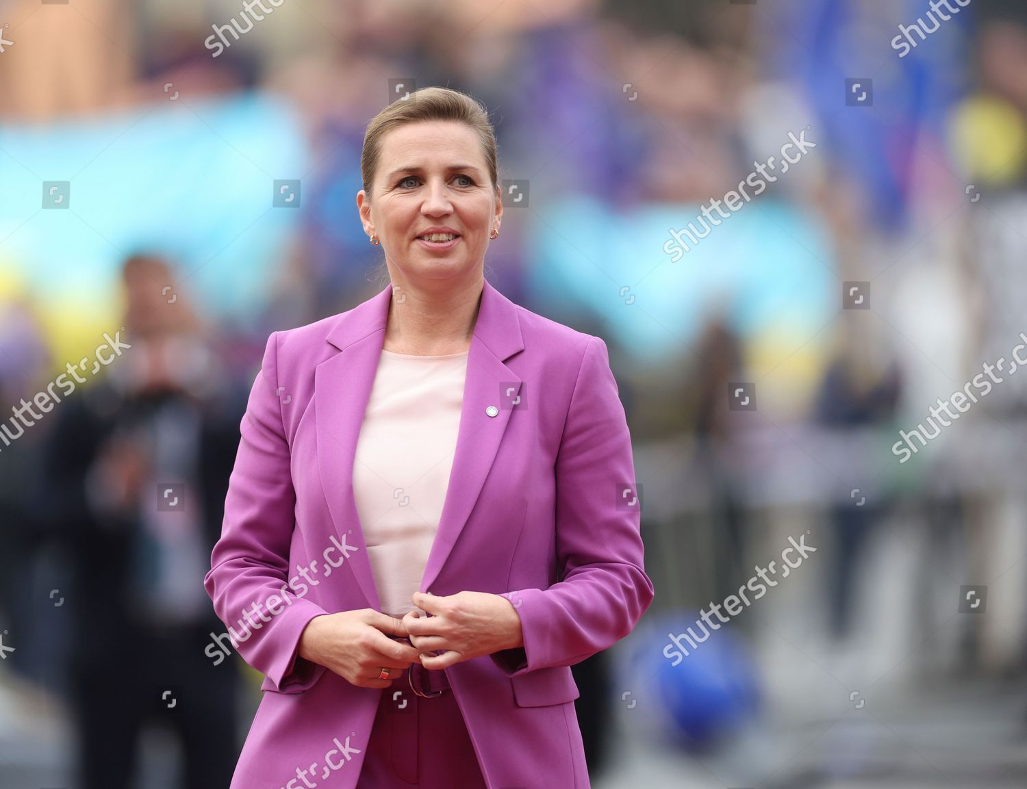 Denmarks Prime Minister Mette Frederiksen Arrives Editorial Stock Photo ...