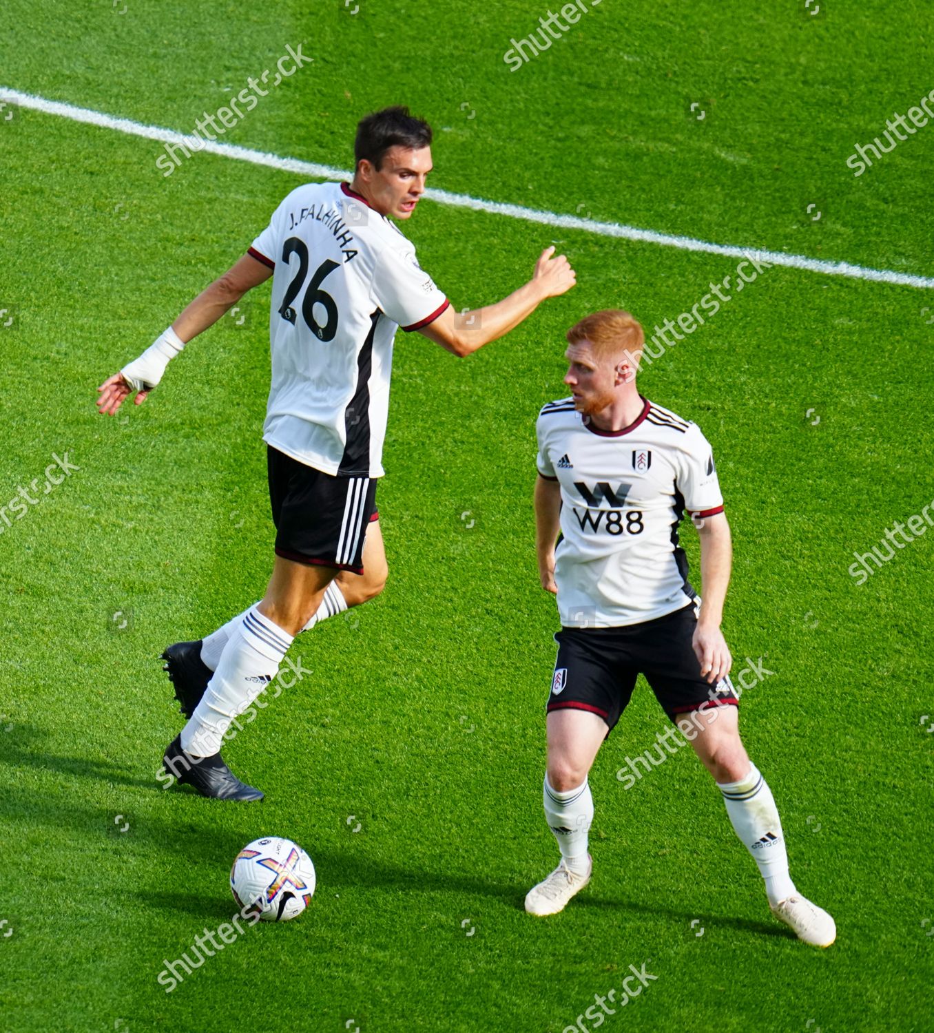 Harrison Reed Joao Palhinha Fulham Midfield Editorial Stock Photo ...