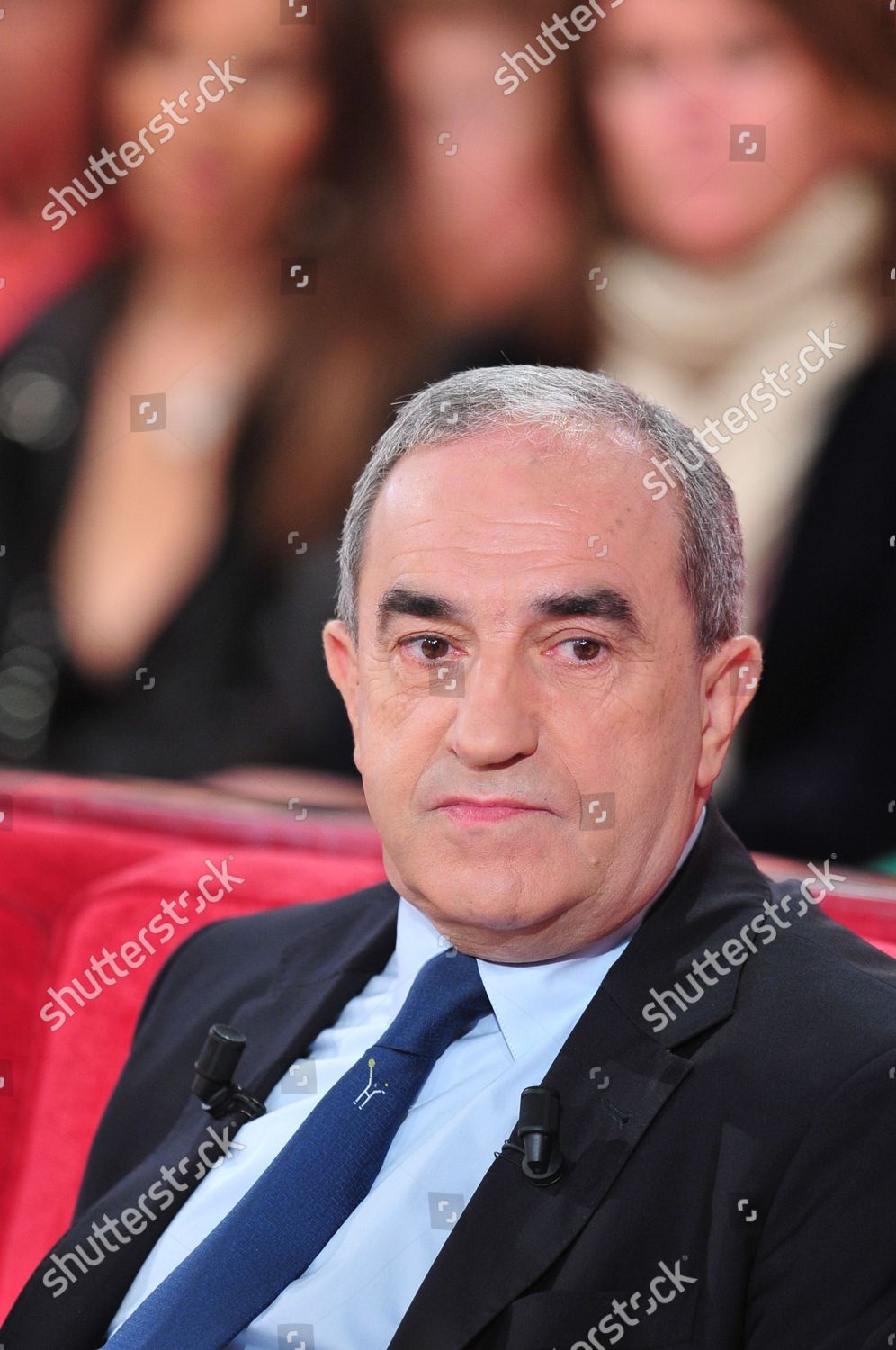 Jean Gachassin Taping Vivement Dimanche On Editorial Stock Photo ...