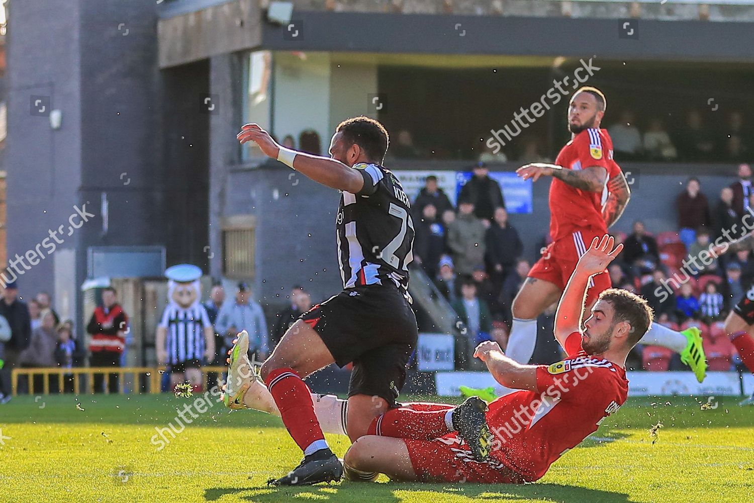 Dion Conroy 3 Crawley Town Tackles Editorial Stock Photo - Stock Image ...