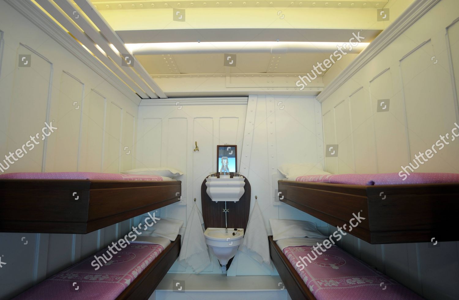 Fullscale Reconstruction 3rd Class Cabin Aboard Editorial Stock Photo ...