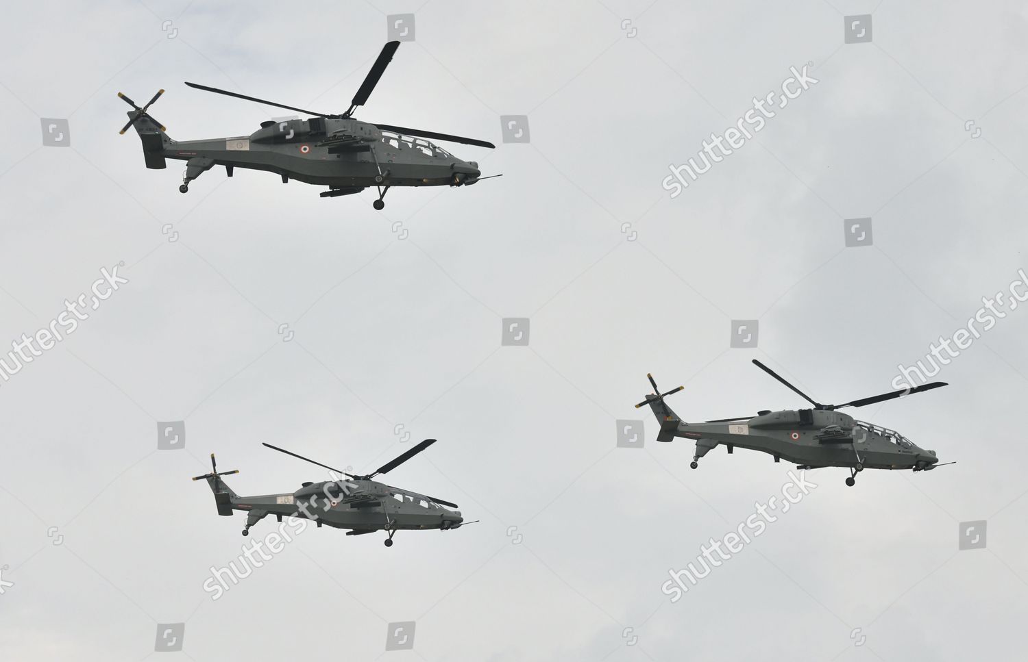 Newly Inducted Lch Prachand Helicopter Team Editorial Stock Photo ...
